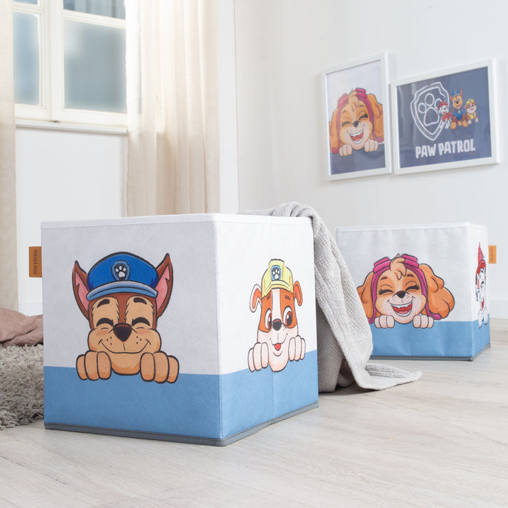 Storage Boxes 'Paw Patrol' 2-Piece - Blue / White – roba
