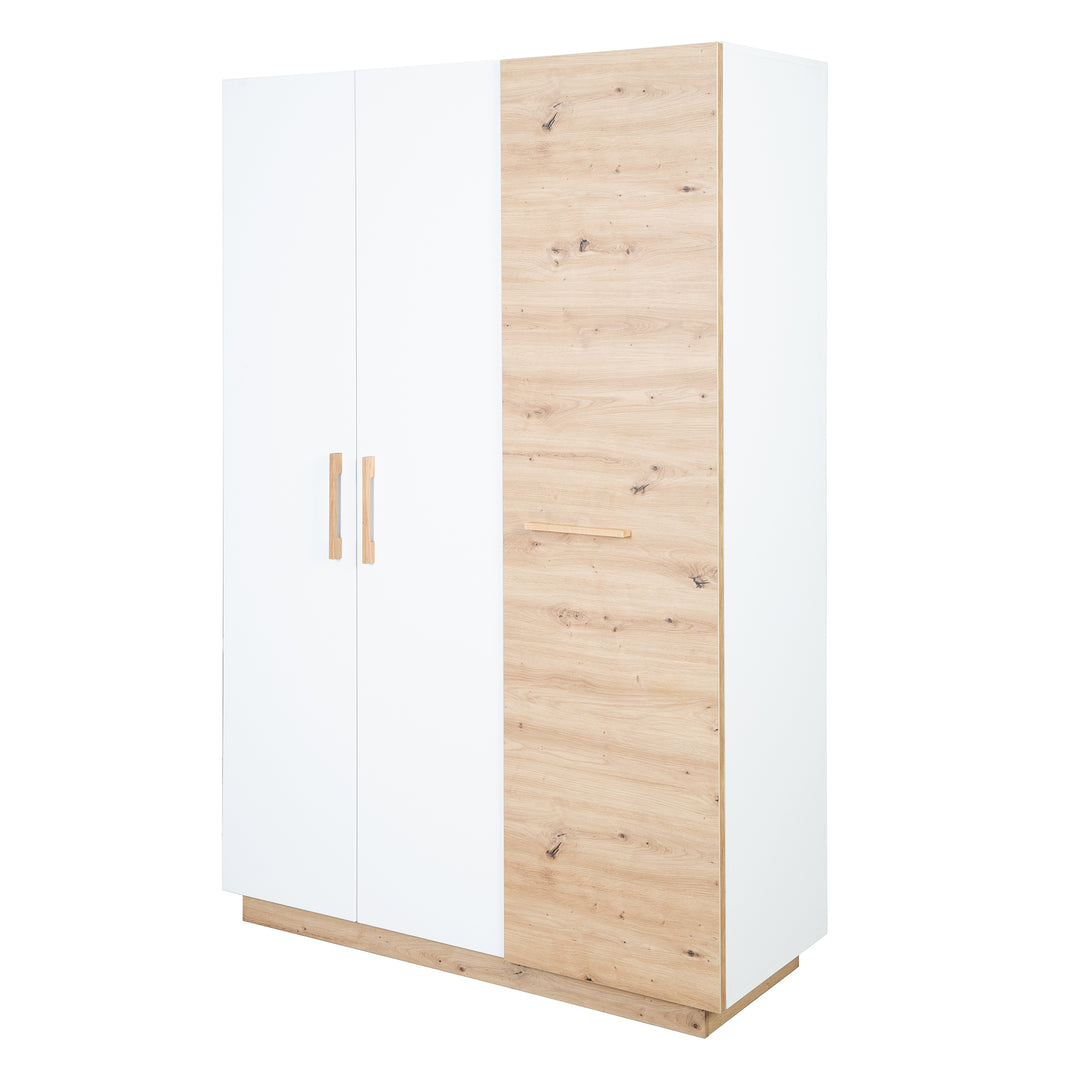 Oak wardrobe white store