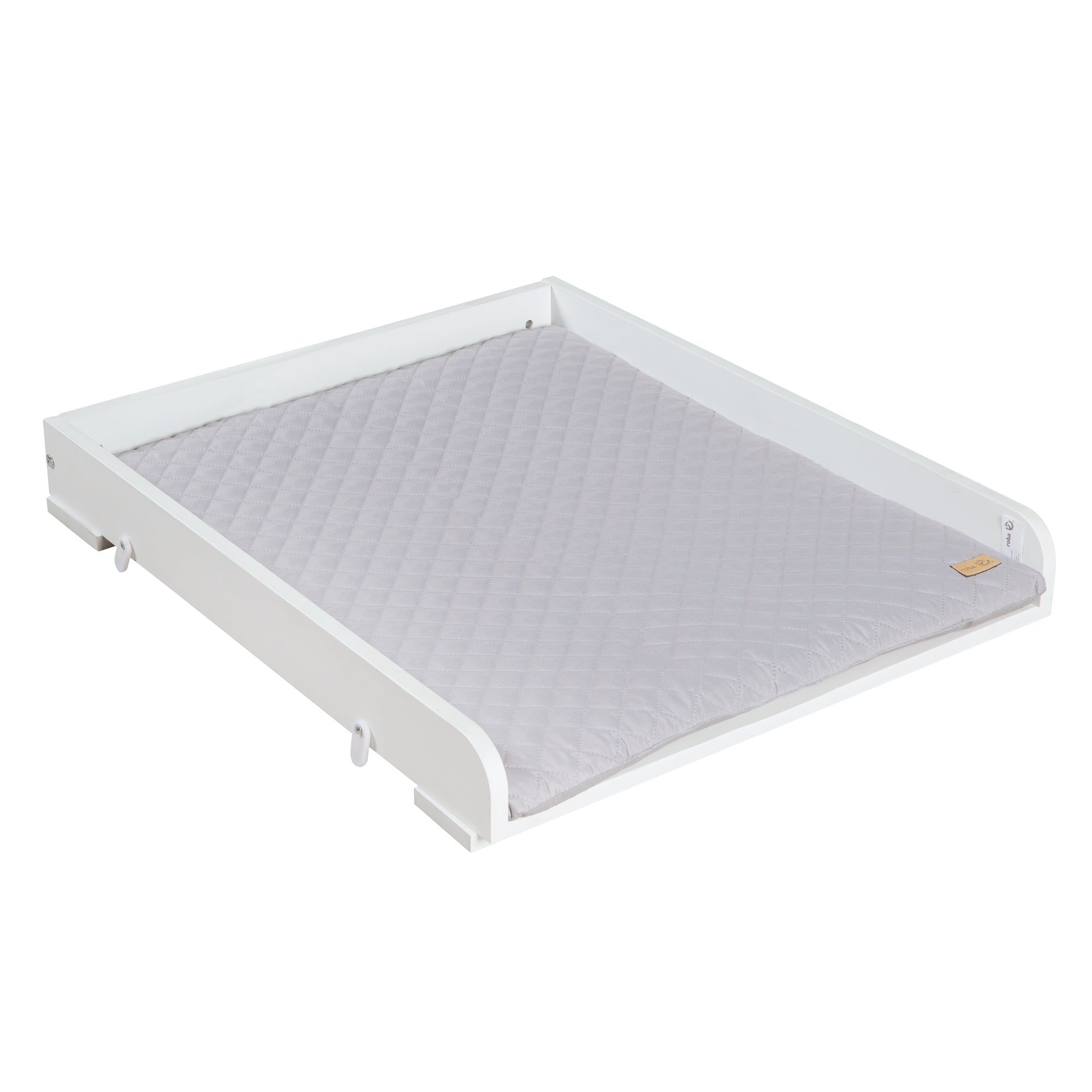 Changing Board for Washing Machines, White Painted, Including Gray Cha ...